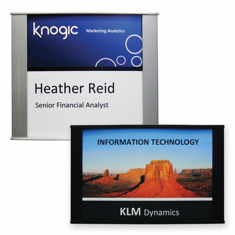 Room Signs - Room Name & Room ID Signs - Changeable Lenses
