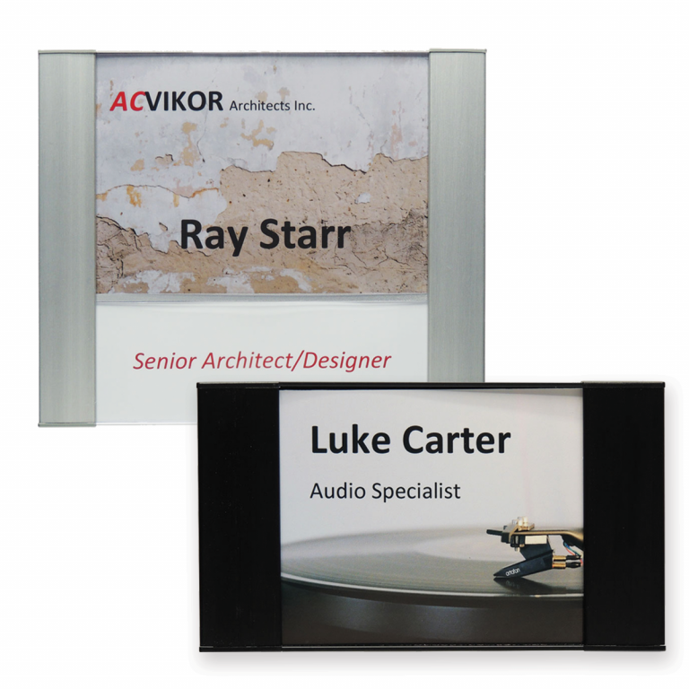 Room Number Signs - Interchangeable Lenses & Sign Inserts