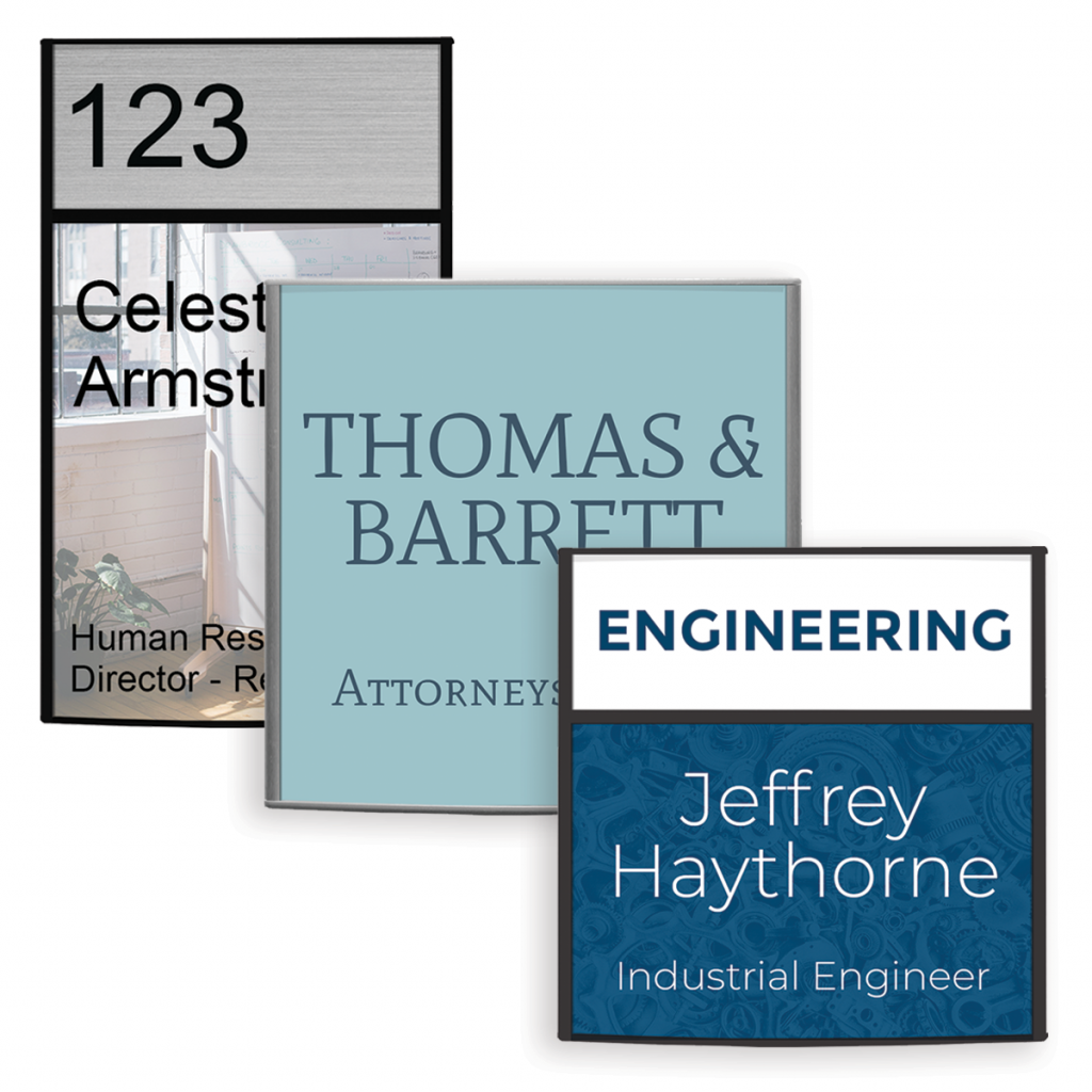 Name Plates for Vista Office Signs | Sign-Frame