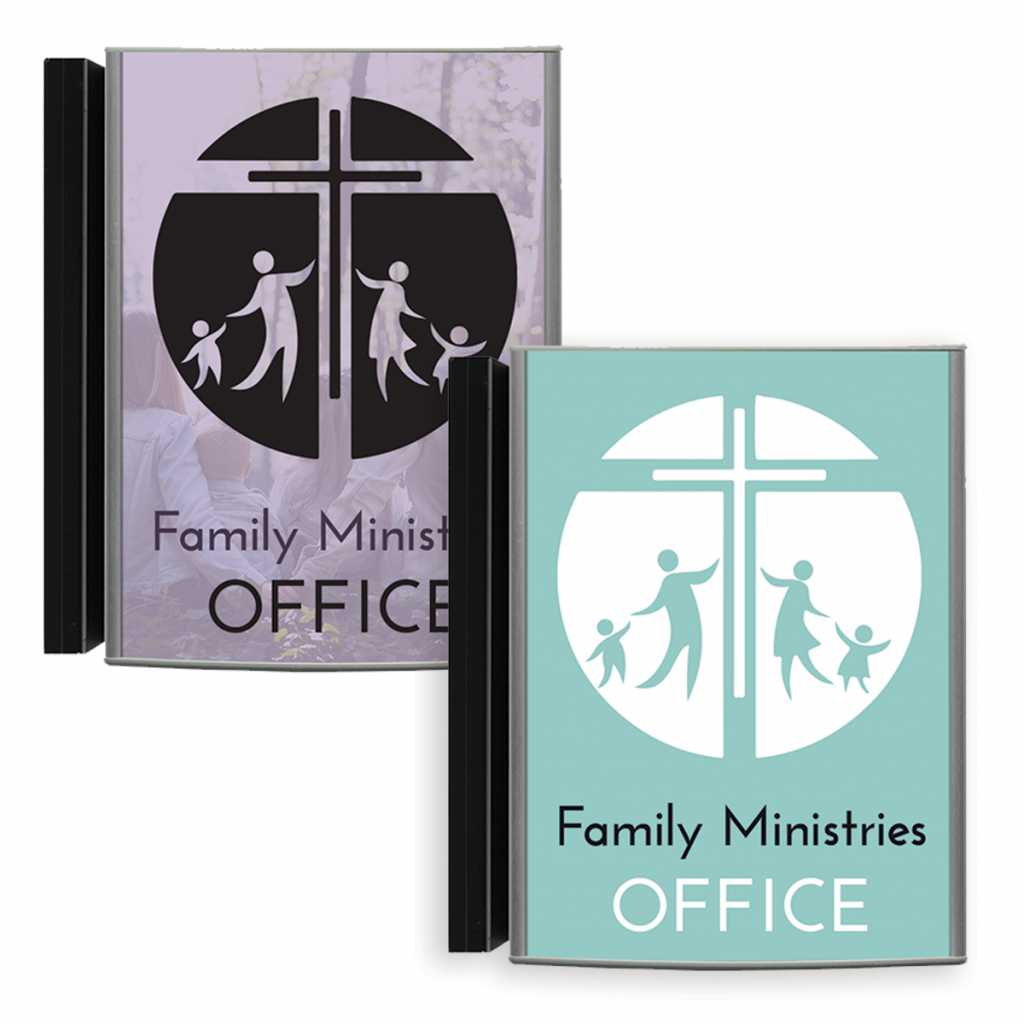 Name Plates for Church Hallway Signs | Sign-Frame