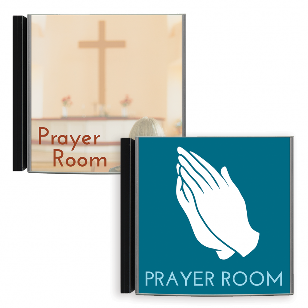 Church Hallway Sign – 6″H x 6″W – FS5CH | Sign-Frame