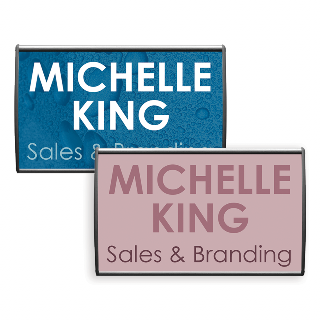 Desk Signs | Table Signs with Removable Lenses and Inserts