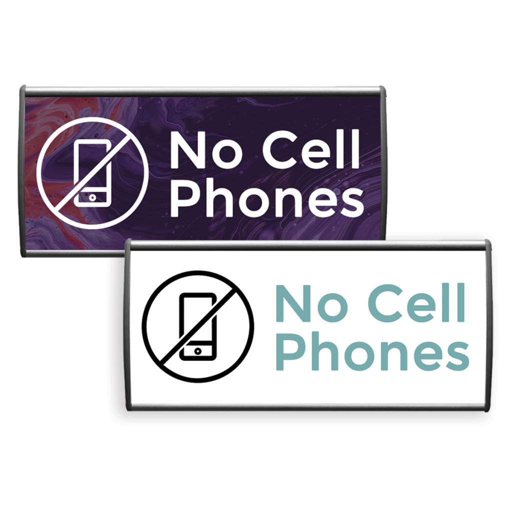 Desk Signs | Table Signs with Removable Lenses and Inserts