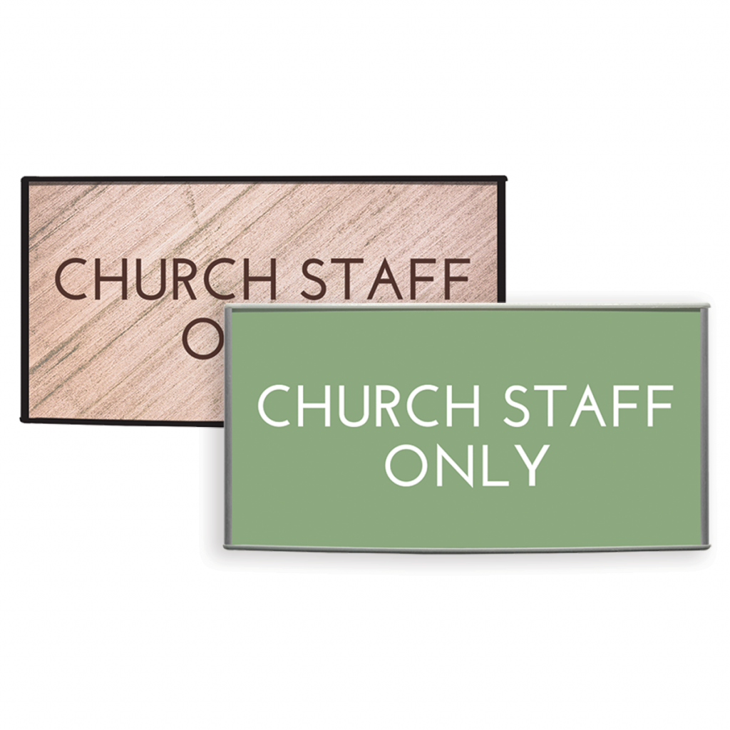 Church Signs - Interior Changeable Signage & Custom Inserts