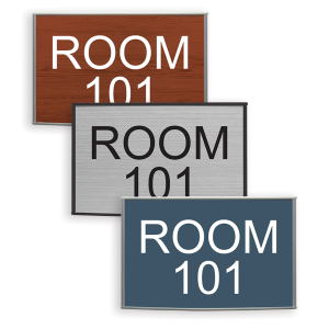 Room Number Signs - Interchangeable Lenses & Sign Inserts