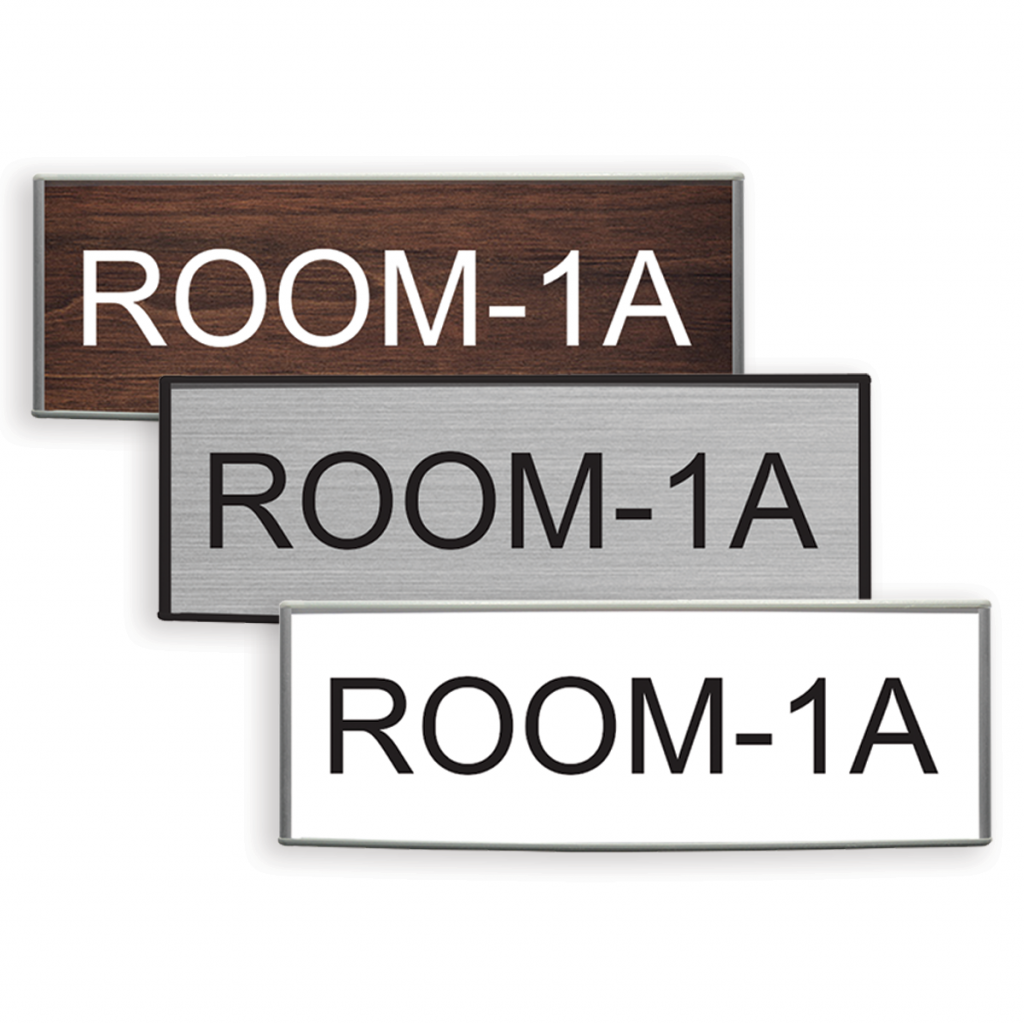 Room Number Signs - Interchangeable Lenses & Sign Inserts