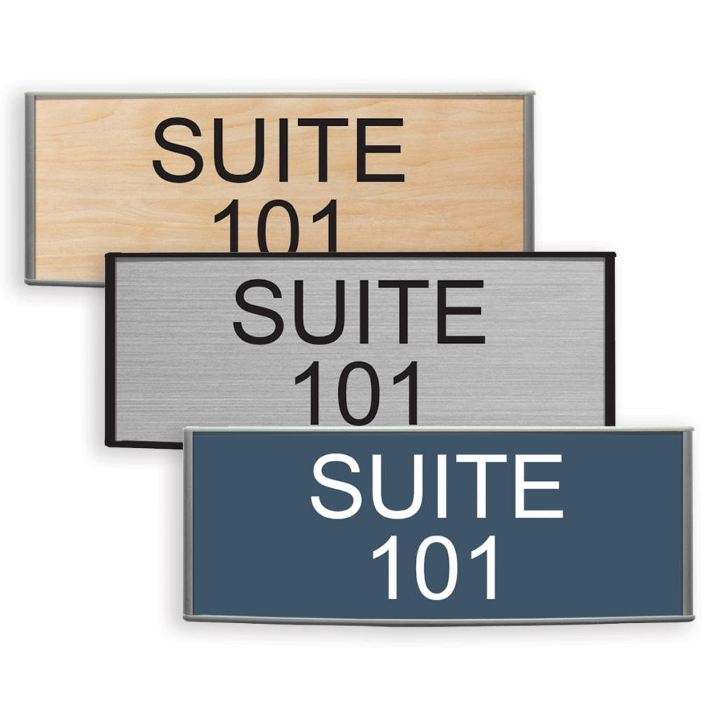 Room Number Signs - Interchangeable Lenses & Sign Inserts