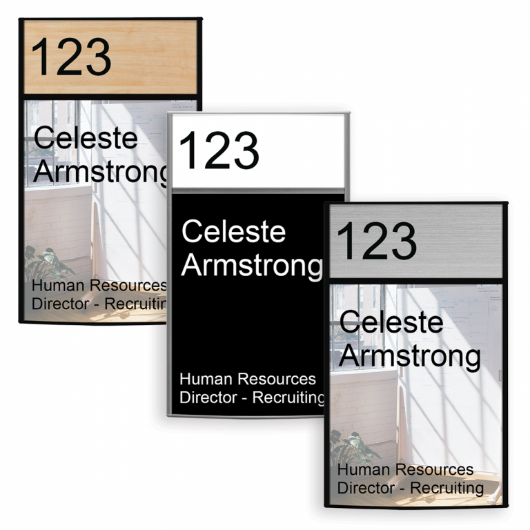 Office Signs | Door Signs with Changeable Lenses & Inserts