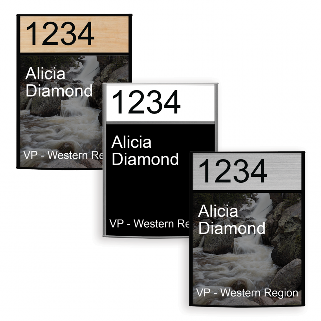 Office Signs & Door Signs with Changeable Lenses & Inserts