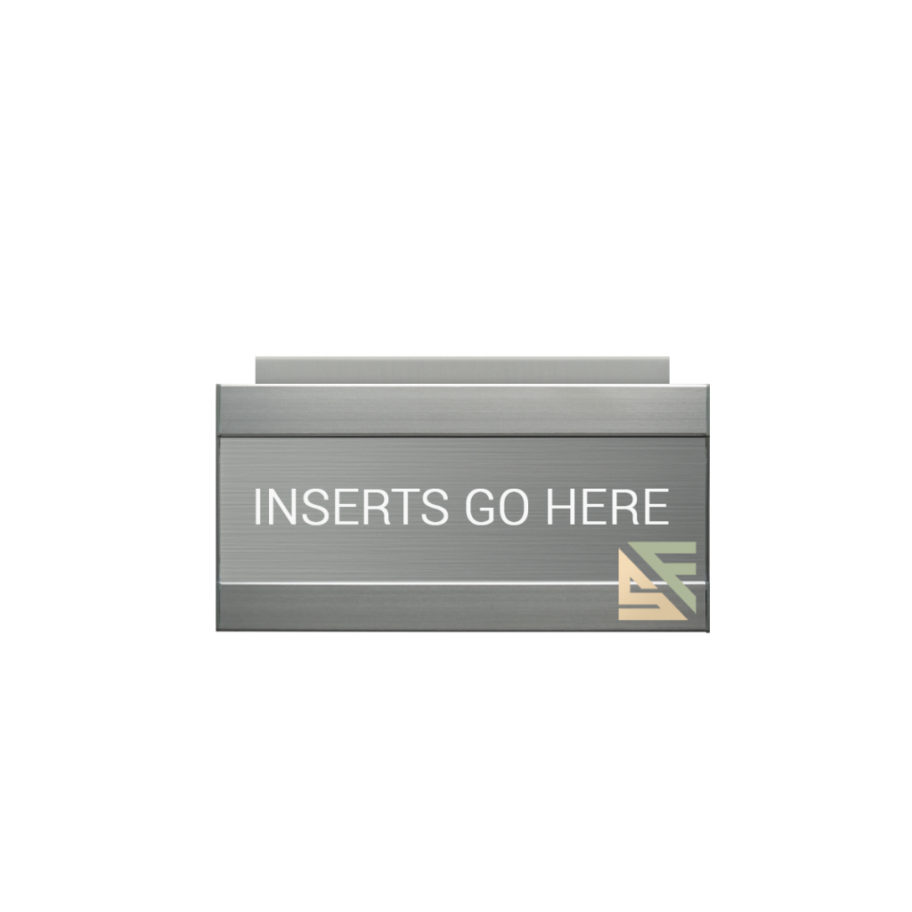 Cubicle Sign Frame – 3″H x 10″W – CU-FLTRX3 | Sign-Frame | The Premier ...