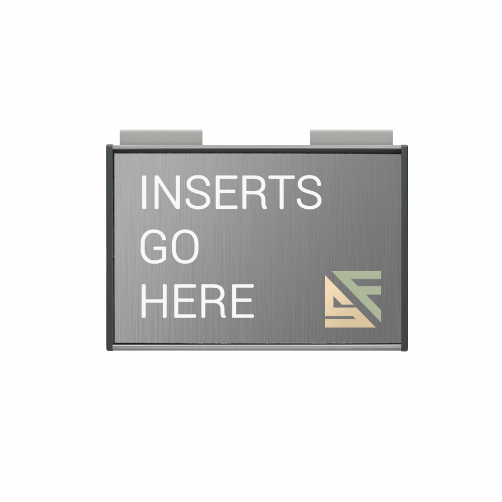 Cubicle Sign Frame – 3″H x 5.75″W – CU-WFS2E30 | Sign-Frame