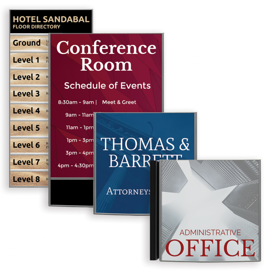 Name Plates - Curated Templates for Vista System Sign Frames